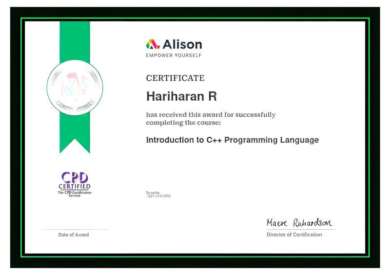 Hariharan R on LinkedIn: #cplusplus #programming #learning # ... Hariharan R on LinkedIn: #cplusplus #programming #learning # ...