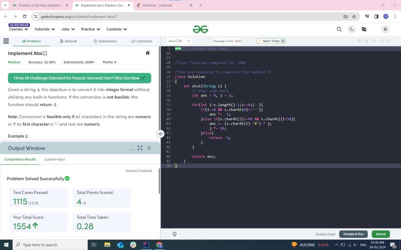 Gajendra Jangid on LinkedIn: #day55 #75daysofcode #dsa #java ... Gajendra Jangid on LinkedIn: #day55 #75daysofcode #dsa #java ...