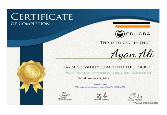 Ayan Ali on LinkedIn: #certification #webdevelopment #html5 #css3 #js # ... Ayan Ali on LinkedIn: #certification #webdevelopment #html5 #css3 #js # ...