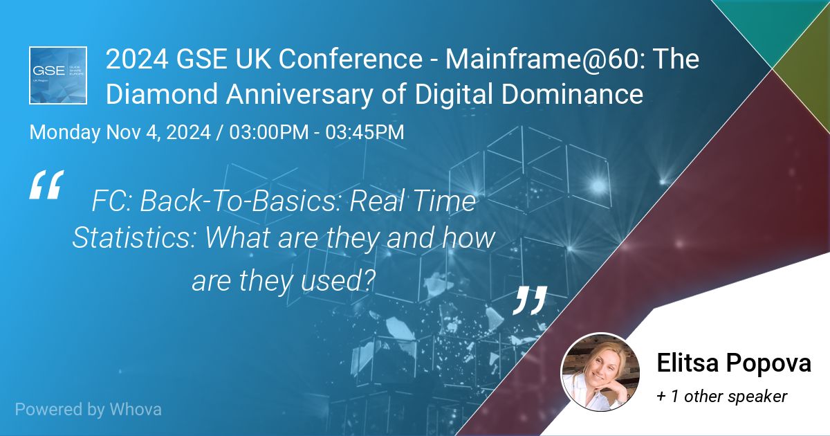 Elitsa Popova on LinkedIn: #gseuk #gseuk2024 #mainframecommunity # ... Elitsa Popova on LinkedIn: #gseuk #gseuk2024 #mainframecommunity # ...