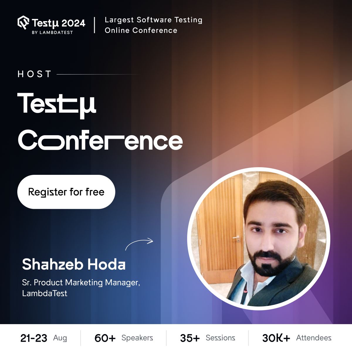 Shahzeb Hoda on LinkedIn: #testmuconf #testmuconf #softwarettesting #qa Shahzeb Hoda on LinkedIn: #testmuconf #testmuconf #softwarettesting #qa