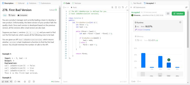 #Day24 of my #100DaysOfCodeChallenge🎯 in LeetCode | Shivasreetha Selvarasu #Day24 of my #100DaysOfCodeChallenge🎯 in LeetCode | Shivasreetha Selvarasu