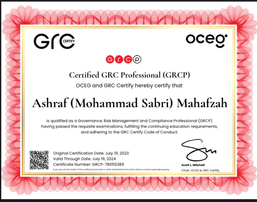 Ashraf Mahafzah/ CAMS, RCS, CCM, CMA, GRCP, GRCA on LinkedIn: # ... Ashraf Mahafzah/ CAMS, RCS, CCM, CMA, GRCP, GRCA on LinkedIn: # ...