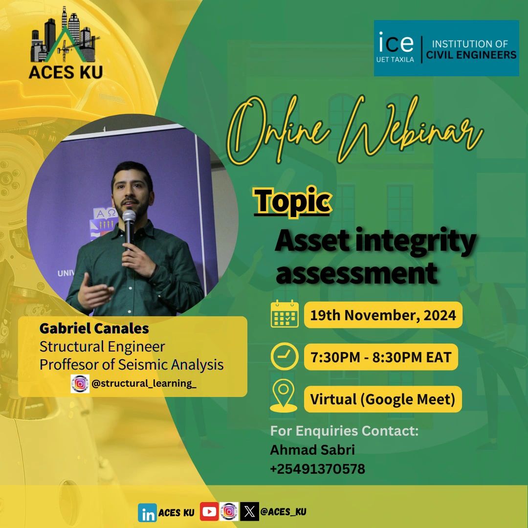 ACES - Kenyatta University Chapter on LinkedIn: Asset Integrity Assessment ACES - Kenyatta University Chapter on LinkedIn: Asset Integrity Assessment