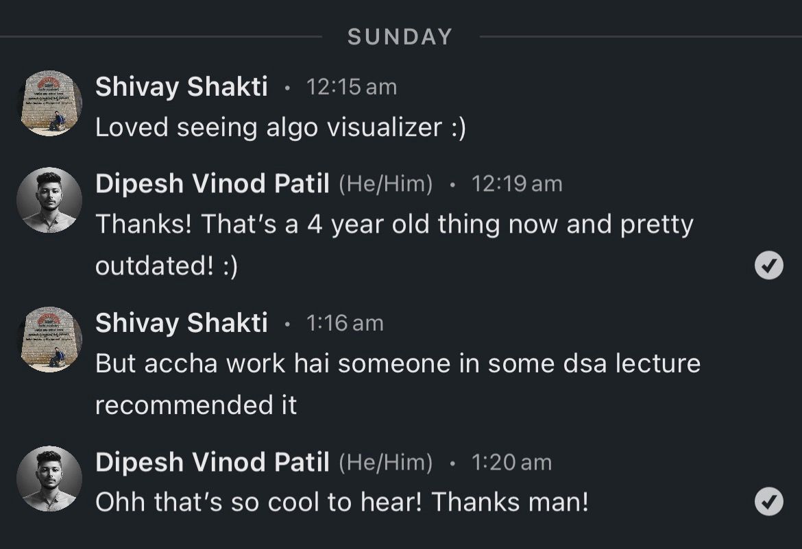 Dipesh Vinod Patil on LinkedIn: #algorithms #dsa #visualization # ... Dipesh Vinod Patil on LinkedIn: #algorithms #dsa #visualization # ...