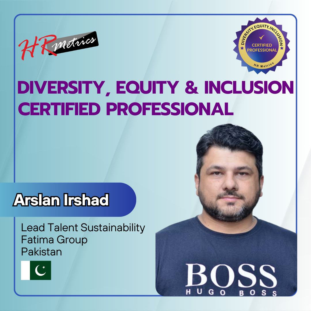 HR Metrics congratulates Arslan Irshad (SPHRi™), Lead Talent… | HR Metrics HR Metrics congratulates Arslan Irshad (SPHRi™), Lead Talent… | HR Metrics