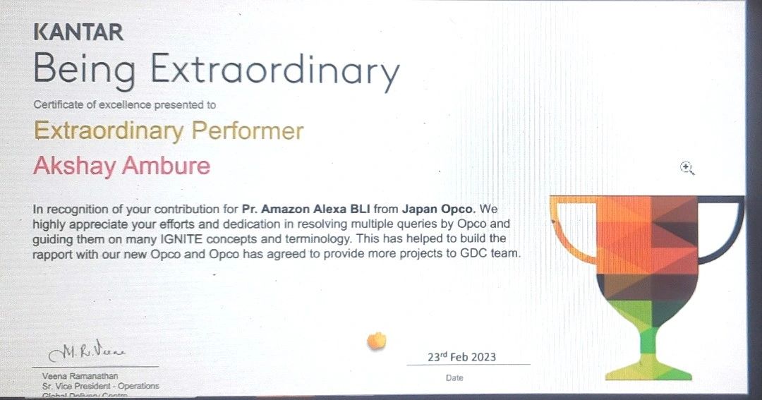 Akshay Ambure on LinkedIn: #extraordinaryperformer #awardwinner # ... Akshay Ambure on LinkedIn: #extraordinaryperformer #awardwinner # ...