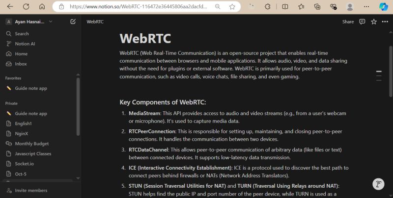 AYAN HASNAIN on LinkedIn: #webrtc #videocalling #realtimemessaging # ... AYAN HASNAIN on LinkedIn: #webrtc #videocalling #realtimemessaging # ...