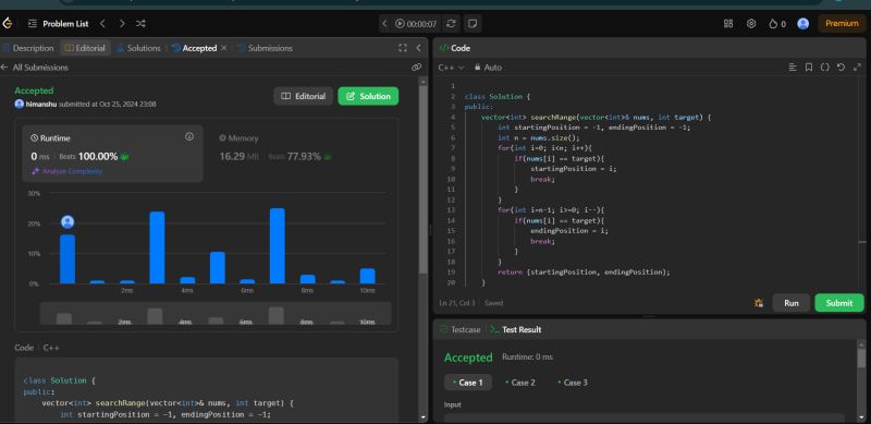Himanshu Parashar on LinkedIn: #100daysofcode #leetcode #binarysearch # ... Himanshu Parashar on LinkedIn: #100daysofcode #leetcode #binarysearch # ...