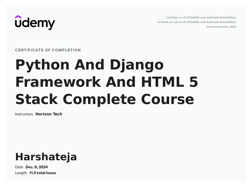 harsha teja bokkena on LinkedIn: #python #django #html5 # ... harsha teja bokkena on LinkedIn: #python #django #html5 # ...