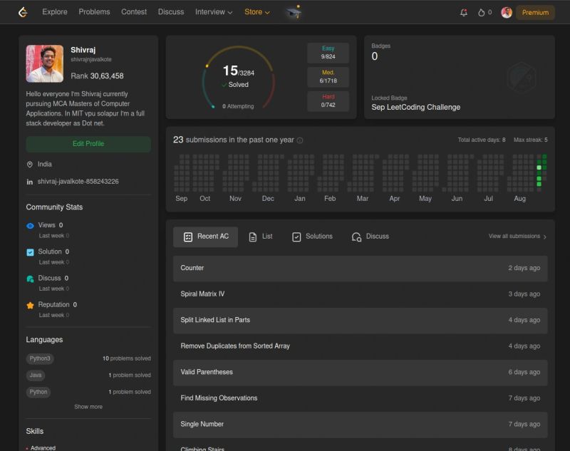 Shivraj Javalkote on LinkedIn: #leetcode #coding #algorithms # ... Shivraj Javalkote on LinkedIn: #leetcode #coding #algorithms # ...