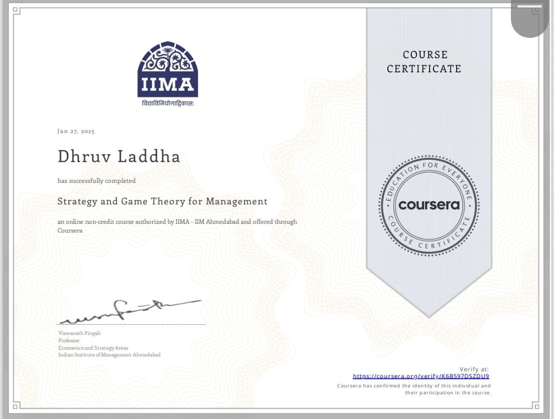 #strategy #gametheory #iimahmedabad #leadership # ... #strategy #gametheory #iimahmedabad #leadership # ...