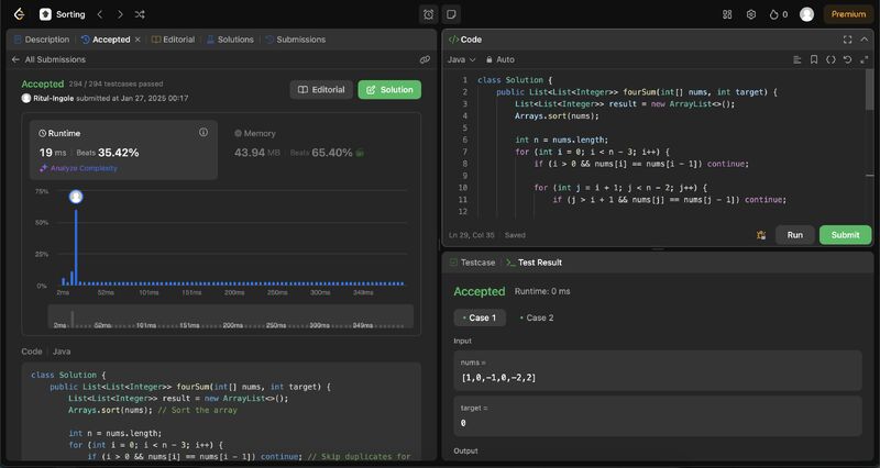 Ritul Ingole on LinkedIn: #worinpuclib #java #leetcode #sorting ... Ritul Ingole on LinkedIn: #worinpuclib #java #leetcode #sorting ...