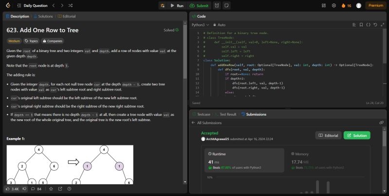 #100daysofcode #100daysofcode #leetcode #codingjourney | Archit Agrawal #100daysofcode #100daysofcode #leetcode #codingjourney | Archit Agrawal