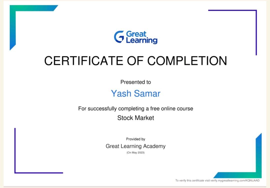 #greatlearningacademy #greatlearning #glacertificate #stockmarket ... #greatlearningacademy #greatlearning #glacertificate #stockmarket ...