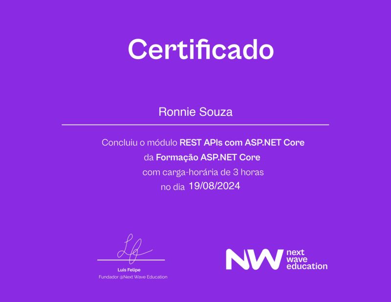Ronnie Souza on LinkedIn: #aspnetcore #restapi #dotnet #webdevelopment ... Ronnie Souza on LinkedIn: #aspnetcore #restapi #dotnet #webdevelopment ...