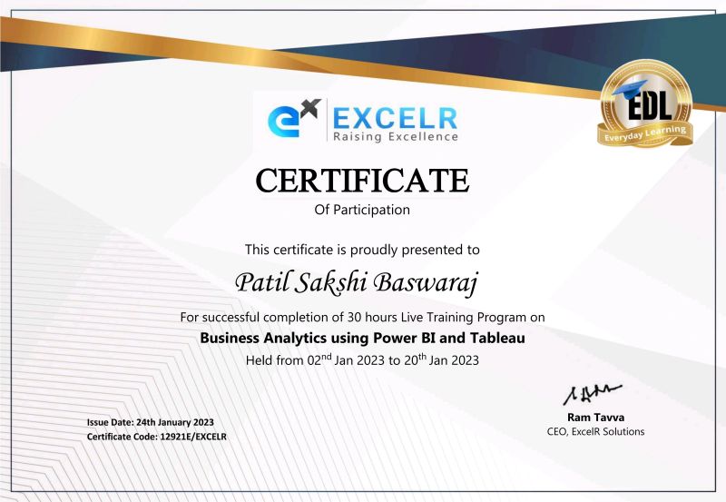 Sakshi Patil on LinkedIn: #onlinetraining #certification Sakshi Patil on LinkedIn: #onlinetraining #certification