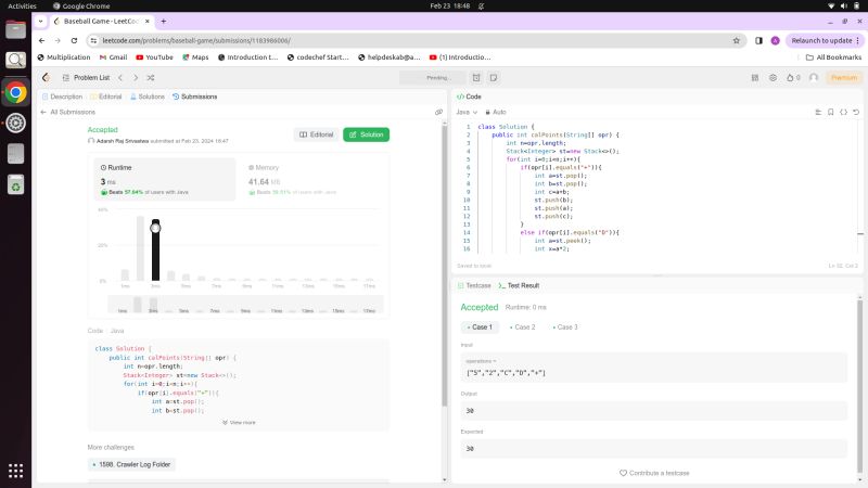 Completed #day74 of #365daysofcode on Leetcode | Adarsh raj srivastwa ... Completed #day74 of #365daysofcode on Leetcode | Adarsh raj srivastwa ...