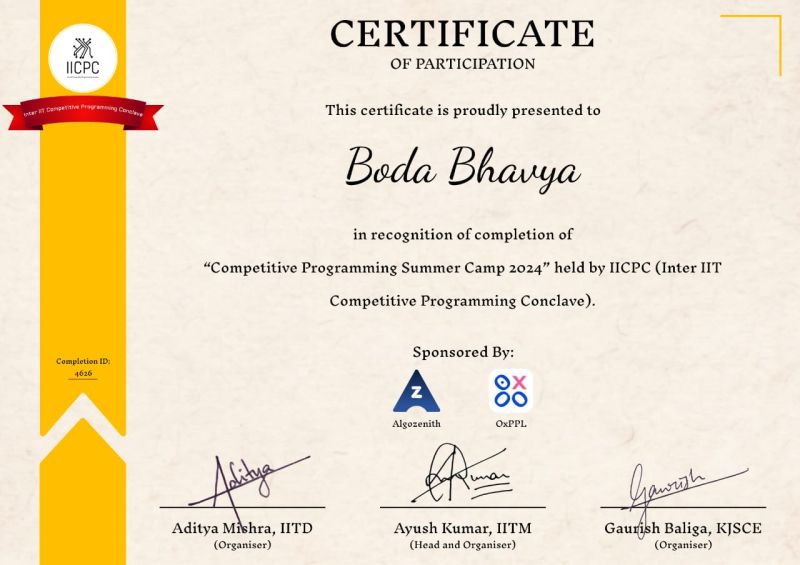 Bhavya Boda on LinkedIn: #competitiveprogramming #learningjourney # ... Bhavya Boda on LinkedIn: #competitiveprogramming #learningjourney # ...
