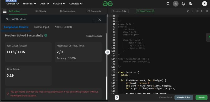 #codingchallenge #160daysofcode #c #binarytree #datastructures… | Punit Tak #codingchallenge #160daysofcode #c #binarytree #datastructures… | Punit Tak