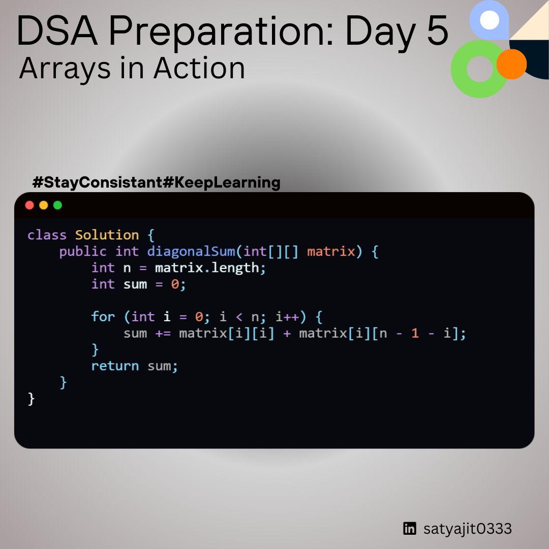 SATYAJIT SHINDE on LinkedIn: #dsaprep #dsa #matrixproblems # ... SATYAJIT SHINDE on LinkedIn: #dsaprep #dsa #matrixproblems # ...