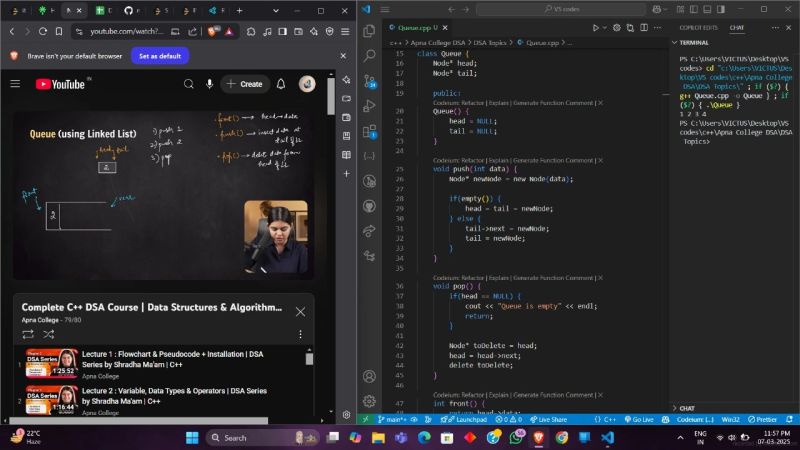 #dsa #queues #fifo #linkedlist #stl #deque #coding #problemsolving ... #dsa #queues #fifo #linkedlist #stl #deque #coding #problemsolving ...