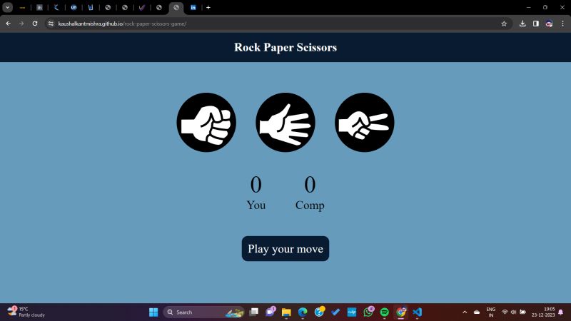 Kaushal Kant Mishra on LinkedIn: #gamedev #stonepaperscissors # ... Kaushal Kant Mishra on LinkedIn: #gamedev #stonepaperscissors # ...