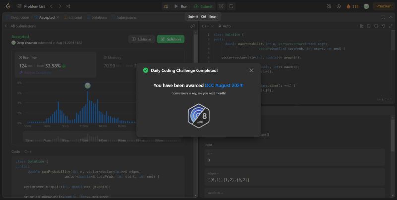 I’m thrilled to share that I’ve earned the Daily Coding Challenge (DCC ... I’m thrilled to share that I’ve earned the Daily Coding Challenge (DCC ...