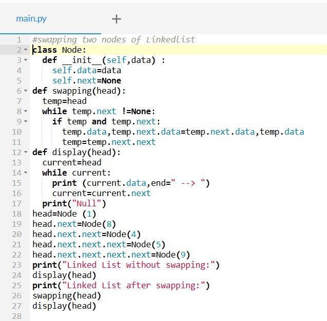 Prutha Patel on LinkedIn: #python #linkedlist #bytexl #paruluniversity ... Prutha Patel on LinkedIn: #python #linkedlist #bytexl #paruluniversity ...