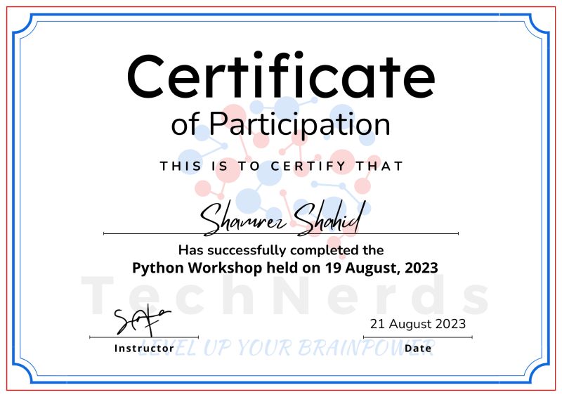 Attended a Python Workshop by Safa Rizwan | Shamrez Shahid posted on ... Attended a Python Workshop by Safa Rizwan | Shamrez Shahid posted on ...