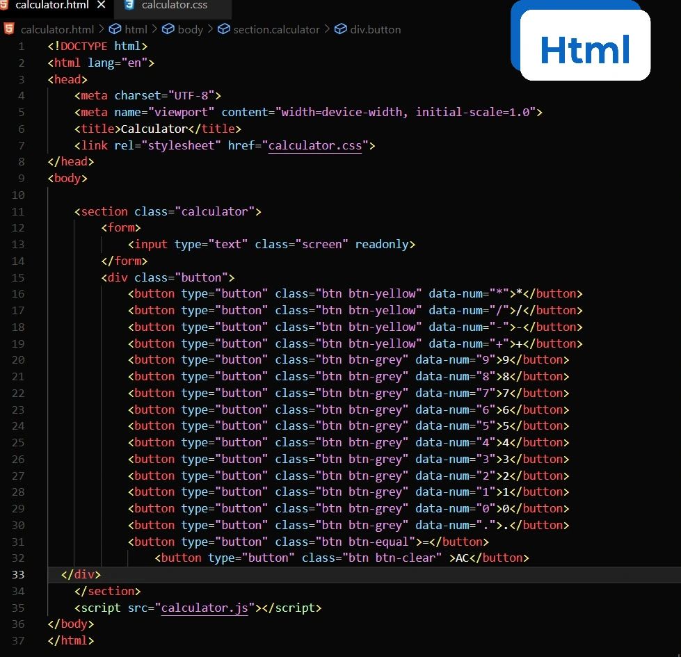 Rahul Kumar Yadav on LinkedIn: calculator in html ,css and Javascript Rahul Kumar Yadav on LinkedIn: calculator in html ,css and Javascript