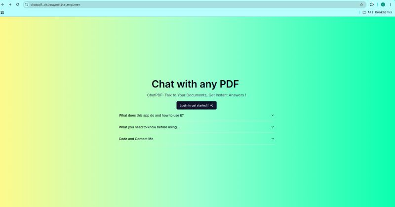 Chinmay Mohite on LinkedIn: #ai #chatapp #nextjs #react #pdf #openai # ... Chinmay Mohite on LinkedIn: #ai #chatapp #nextjs #react #pdf #openai # ...