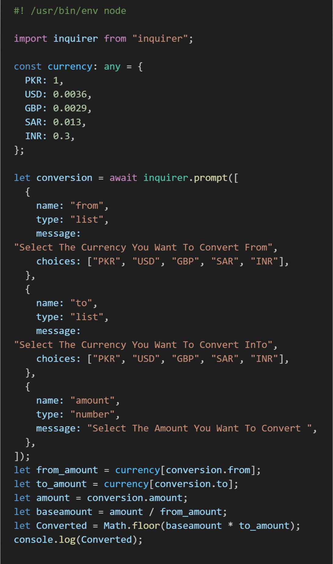 Made Currency Converter with typescript and node.js | Rehann Abbasi ... Made Currency Converter with typescript and node.js | Rehann Abbasi ...