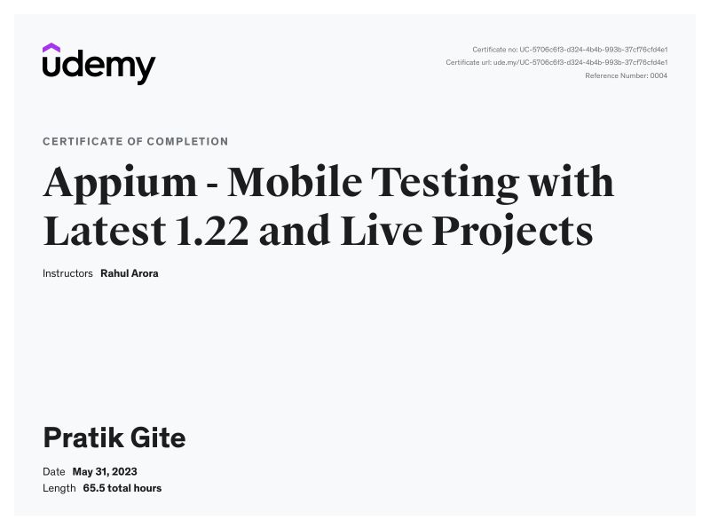 Pratik Gite on LinkedIn: #appium #java #mobileautomation Pratik Gite on LinkedIn: #appium #java #mobileautomation