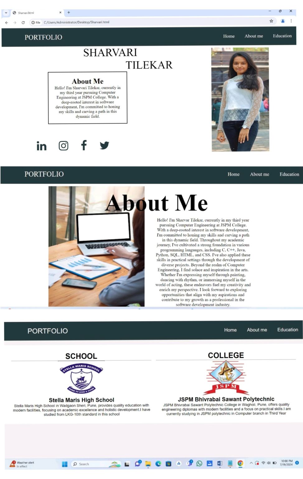 Sharvari Tilekar on LinkedIn: #webdevelopment #html #css #javascript # ... Sharvari Tilekar on LinkedIn: #webdevelopment #html #css #javascript # ...