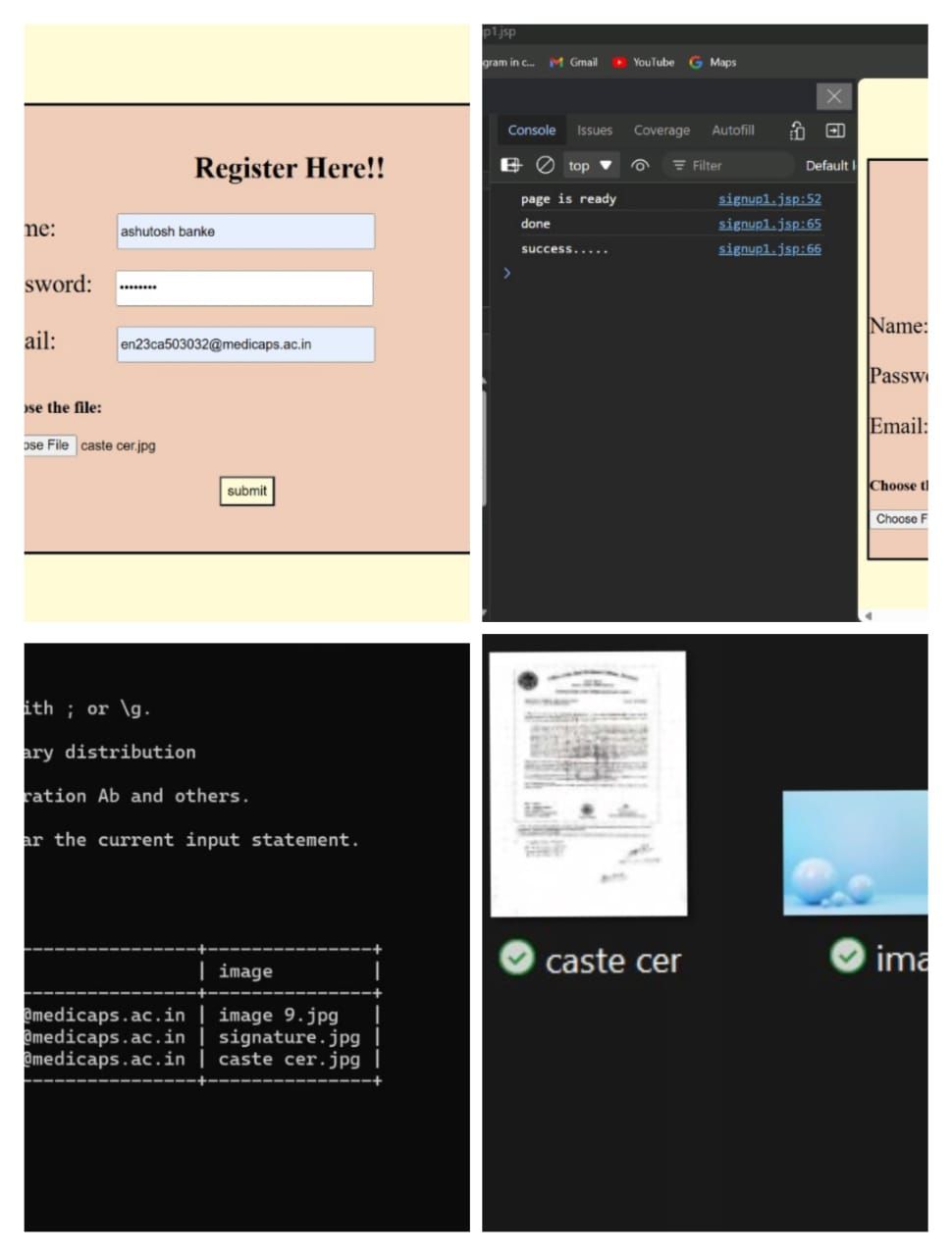 Completed a mini-project on user registration form | ashutosh bankey ... Completed a mini-project on user registration form | ashutosh bankey ...