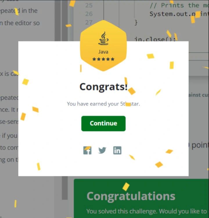 Tanushree Ghosh on LinkedIn: #java #hackerrank #coding #linkedin Tanushree Ghosh on LinkedIn: #java #hackerrank #coding #linkedin