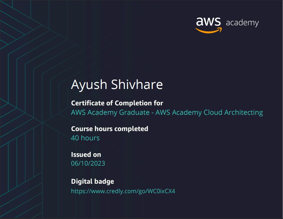Ayush Shivhare on LinkedIn: #share #amazon #cloudarchitecture #aws #cloud Ayush Shivhare on LinkedIn: #share #amazon #cloudarchitecture #aws #cloud