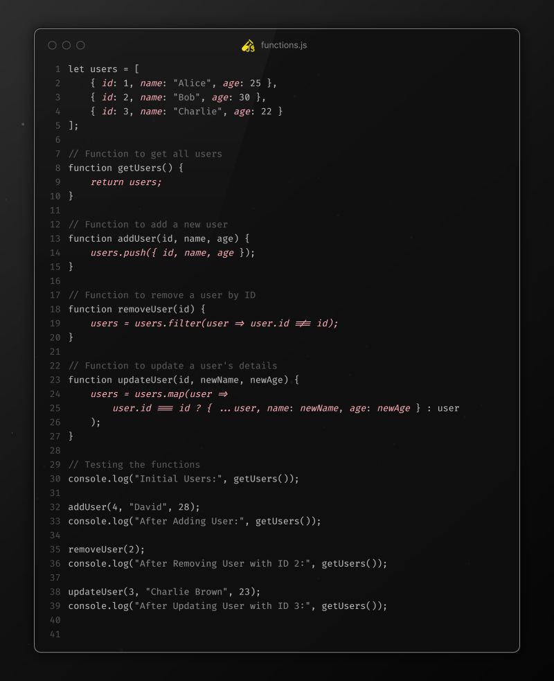 Laraib Anwar on LinkedIn: #webdevelopment #javascript #crudoperations # ... Laraib Anwar on LinkedIn: #webdevelopment #javascript #crudoperations # ...