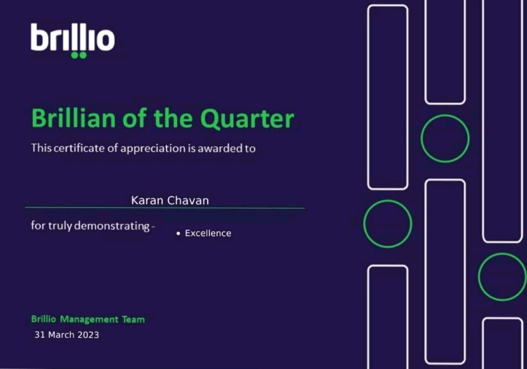 Karan Chavan on LinkedIn: And this one made my Day. Thanks a lot ... Karan Chavan on LinkedIn: And this one made my Day. Thanks a lot ...