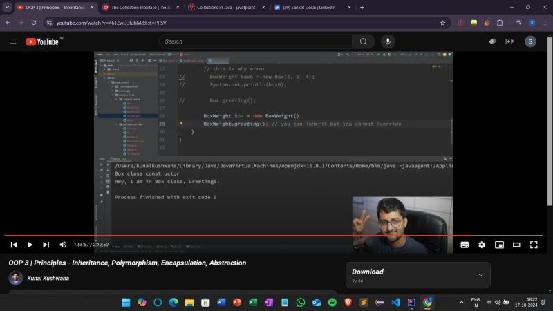 Sanket Desai on LinkedIn: #java #oop #learninginpublic #programming # ... Sanket Desai on LinkedIn: #java #oop #learninginpublic #programming # ...