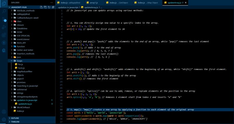Vinayak Singh on LinkedIn: #javascript #array #arraymethods Vinayak Singh on LinkedIn: #javascript #array #arraymethods