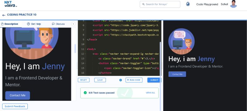 Sohel Mohammad on LinkedIn: #nxtwave #ccbp #30daysofcodechallenge #day10 Sohel Mohammad on LinkedIn: #nxtwave #ccbp #30daysofcodechallenge #day10