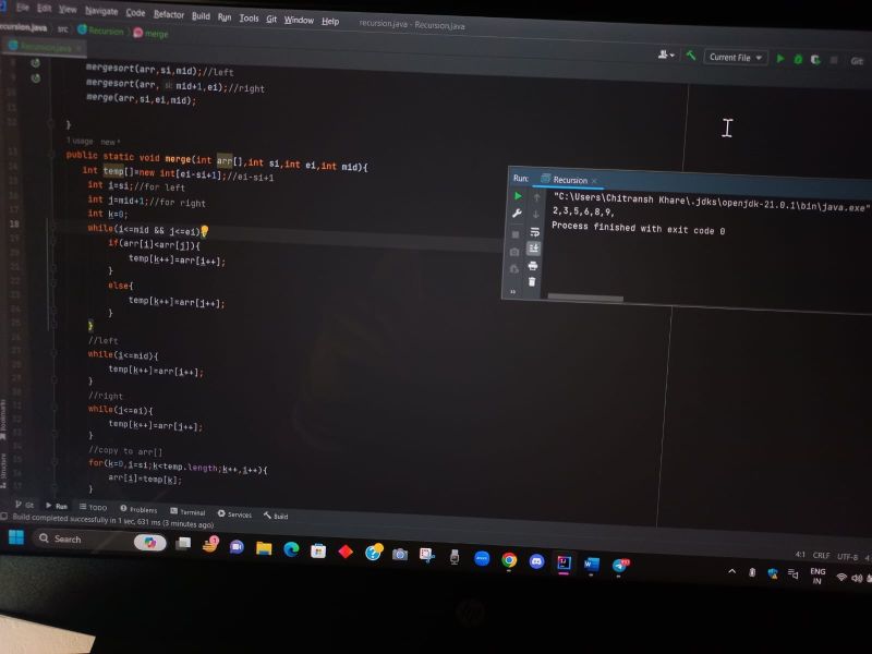 Himanshi Khare on LinkedIn: Merge Sort Algorithm Himanshi Khare on LinkedIn: Merge Sort Algorithm
