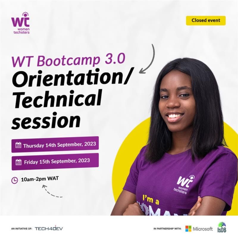 Tech4Dev on LinkedIn: #womentechstersbootcamp #wtbootcamp # ... Tech4Dev on LinkedIn: #womentechstersbootcamp #wtbootcamp # ...