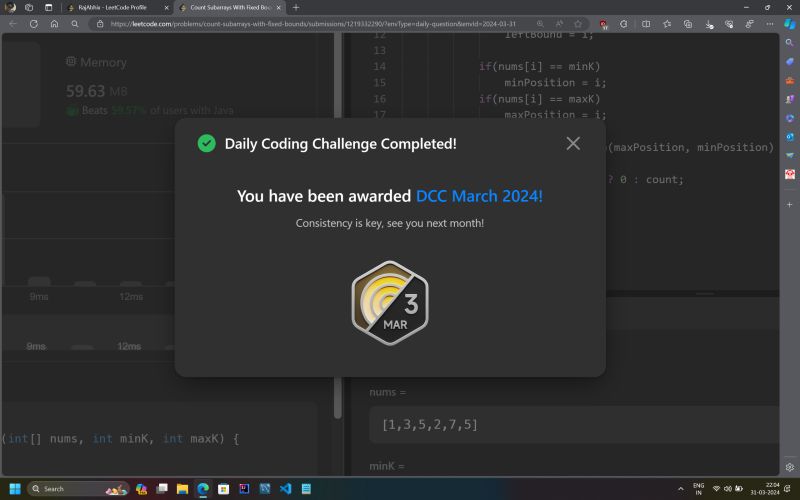 I earned a March badge on LeetCode! | Abhishek Kumar posted on the ... I earned a March badge on LeetCode! | Abhishek Kumar posted on the ...