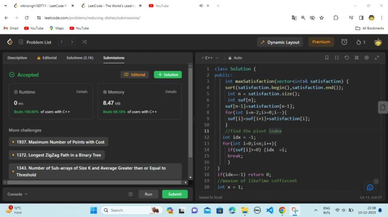 Nitin Singh on LinkedIn: #leetcode1402 #algorithm #problemsolving Nitin Singh on LinkedIn: #leetcode1402 #algorithm #problemsolving