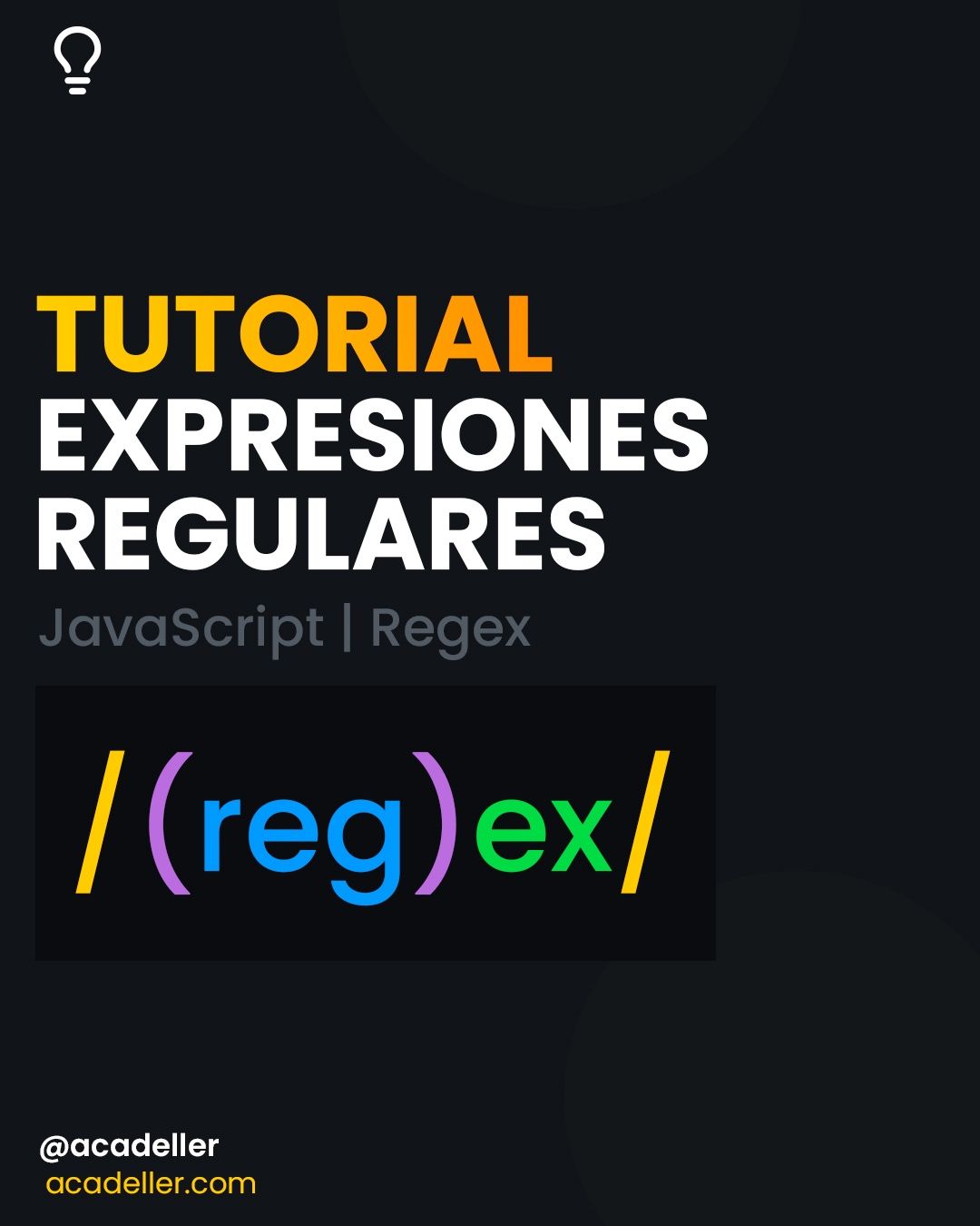 Acadeller en LinkedIn: Las expresiones regulares te permiten buscar y ... Acadeller en LinkedIn: Las expresiones regulares te permiten buscar y ...