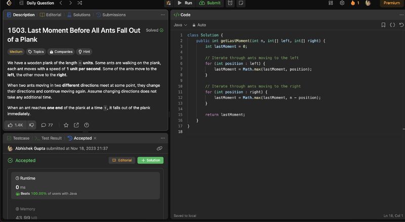 Abhishek Gupta on LinkedIn: #day40 #100dayscodingchallenge #java #leetcode Abhishek Gupta on LinkedIn: #day40 #100dayscodingchallenge #java #leetcode