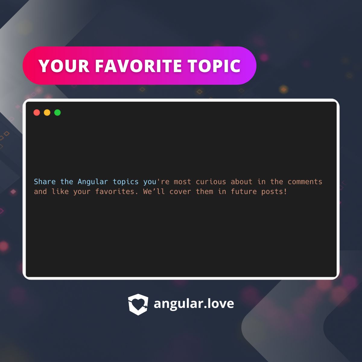 angular.love on LinkedIn: #angular #angularlove #angulartips angular.love on LinkedIn: #angular #angularlove #angulartips